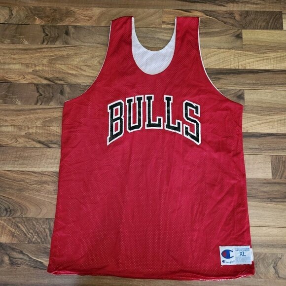 Champion | Shirts | Vintage 9s Champion Chicago Bulls Reversible ...
